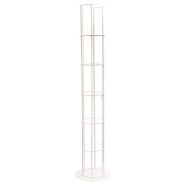 Round Metal Pillar Stand White (40cmDx180cmH) – Koch & Co Pty Ltd